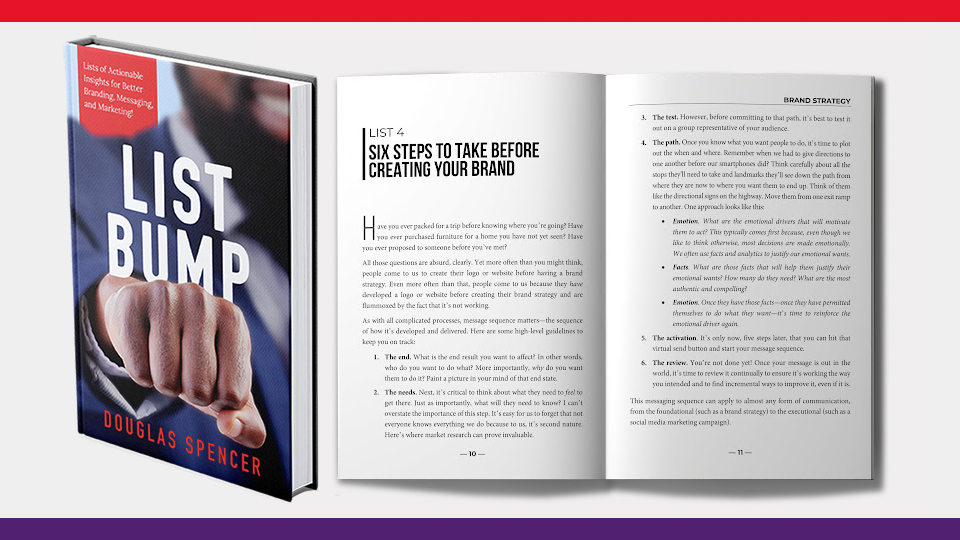 NEW BOOK: List Bump! | Spencer Brenneman